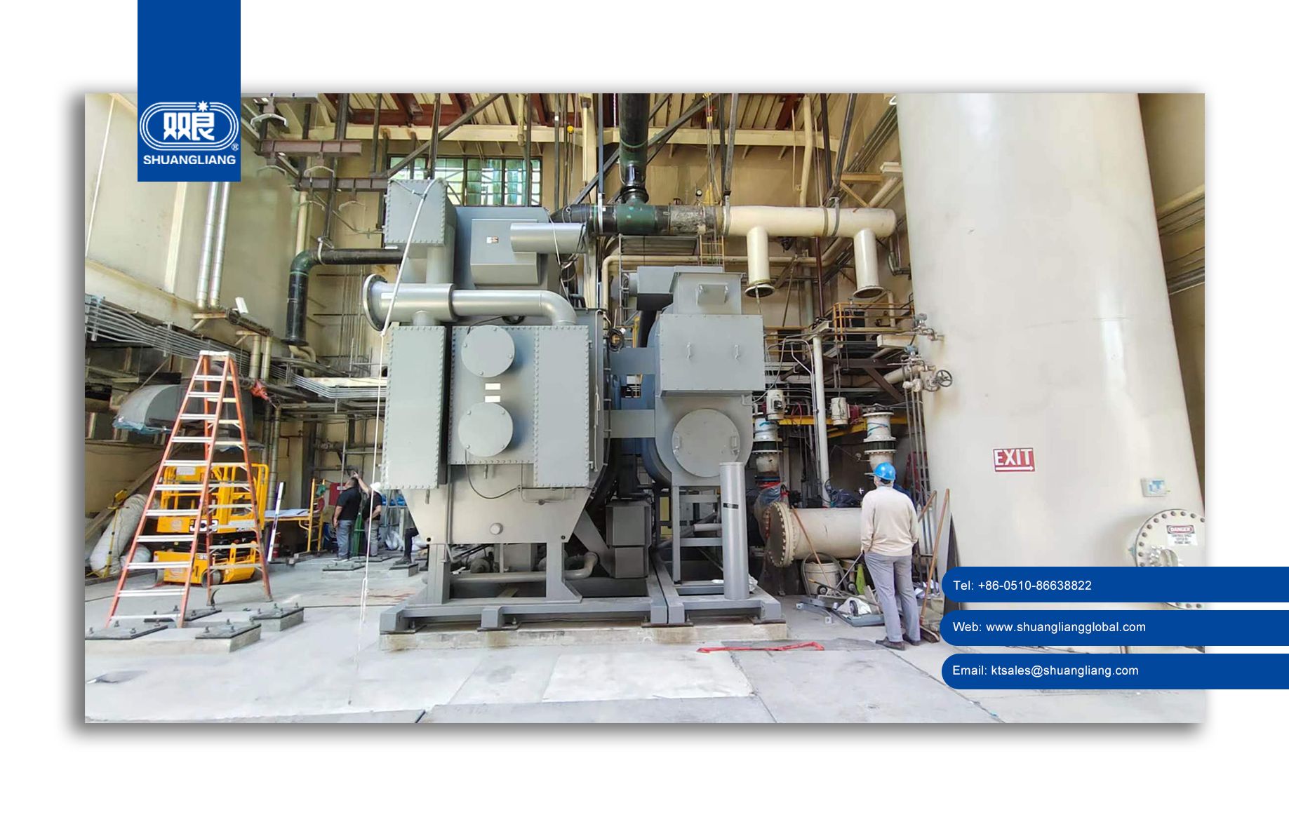 Shuangliang delivered two 1600RT chillers to the customer in USA_Latest ...
